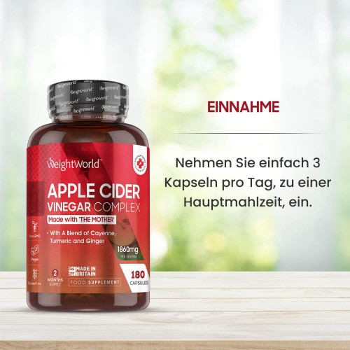 Apfelessig Komplex | Ergänzung zur Gewichtskontrolle | WeightWorld