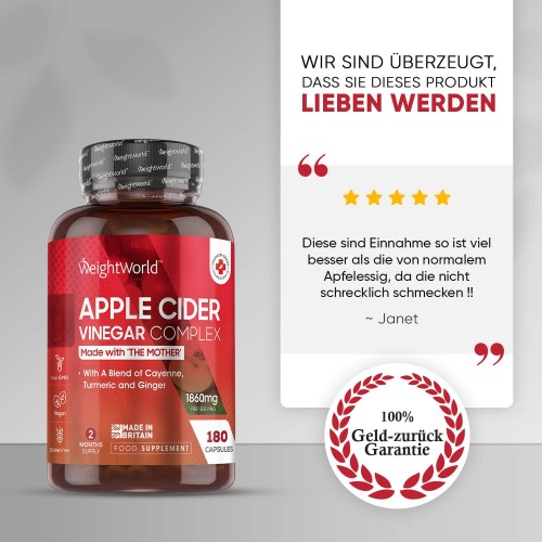 Apfelessig Komplex | Ergänzung zur Gewichtskontrolle | WeightWorld